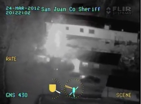 Pre-arrival infrared video: Interesting view of San Juan County, NM ...