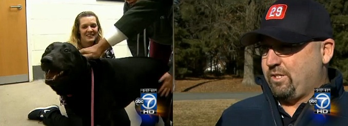 Retired PGFD Lt. Billy Mills teams up with 'Lassie' like black lab for ...