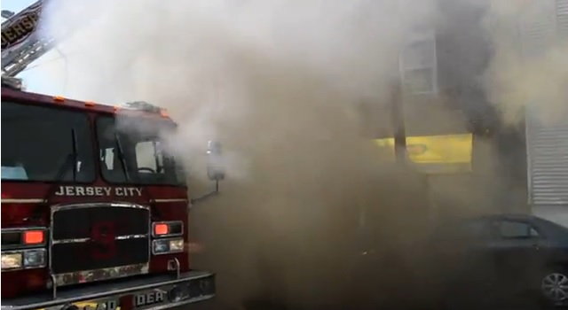 More must see video from Harrison, NJ: Another view of possible backdraft along with conditions ...