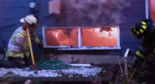 Arrival video: Basement fire at home in Livingston, NJ. - Statter911
