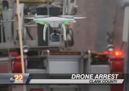 Man flying drone over crash scene in OH arrested - Statter911