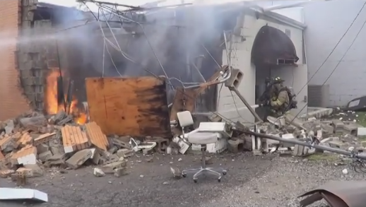 Raw video: Explosion & fire at Newark, OH dentist's office after car ...