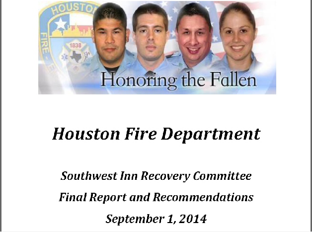 Read report on Houston's Southwest Inn fire that killed 4 firefighters ...