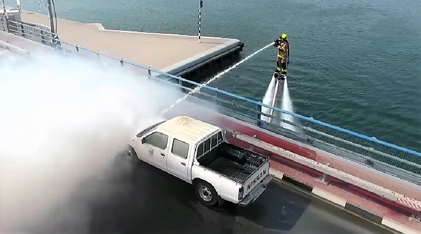 Video: Jet pack powered firefighter of the future is now here - Statter911