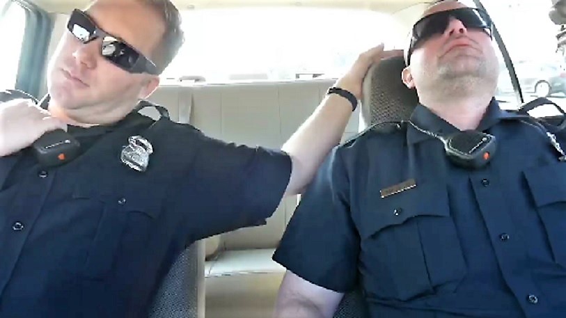 Viral video: Bored police officers living out a fantasy - Statter911