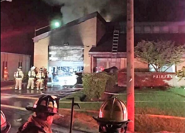 Two-alarm fire at Fairfax County fire station - Statter911