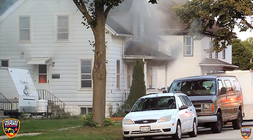 Early video from Sheboygan, Wisconsin fire - Statter911