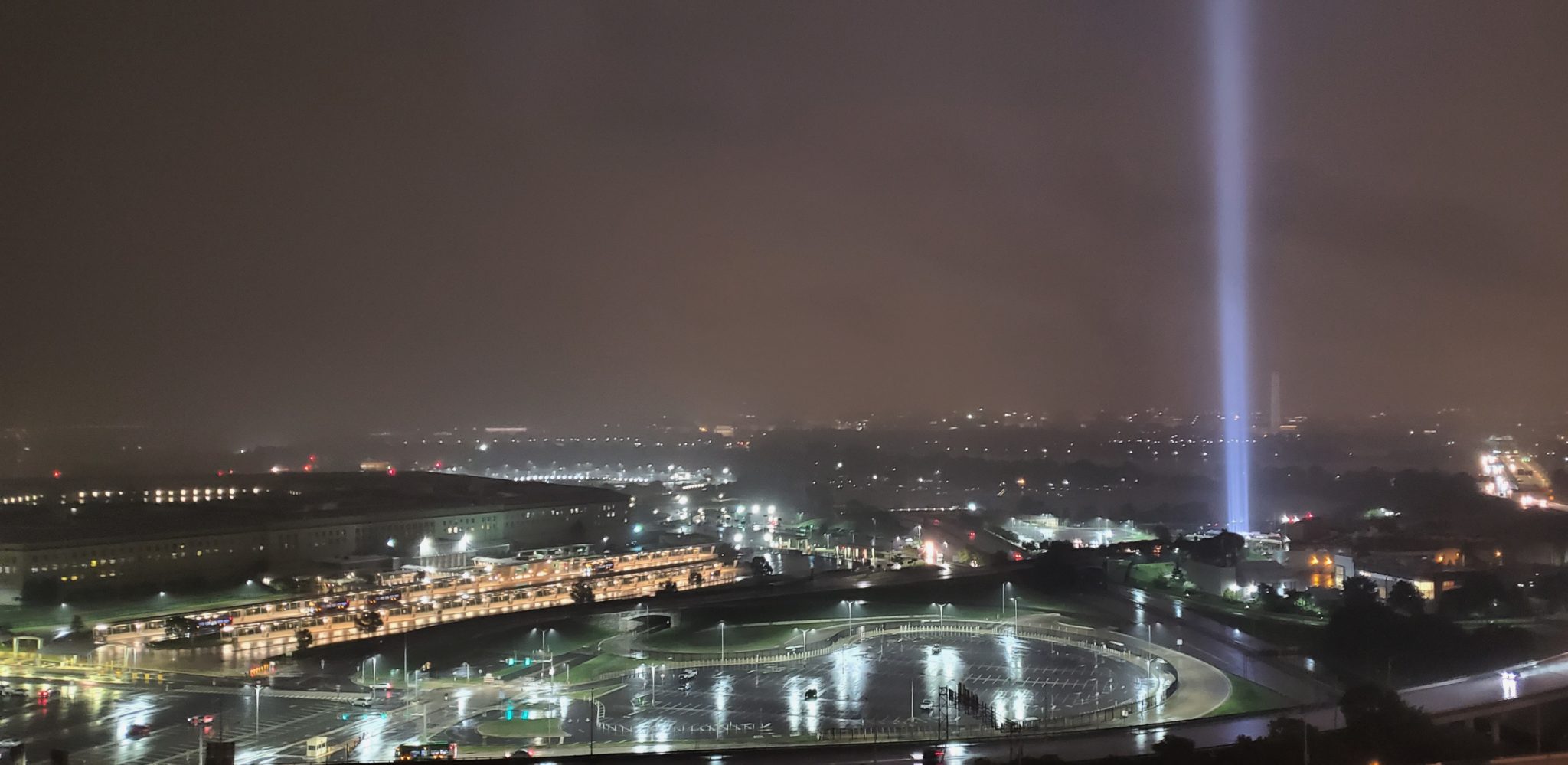 Pentagon Building At Night