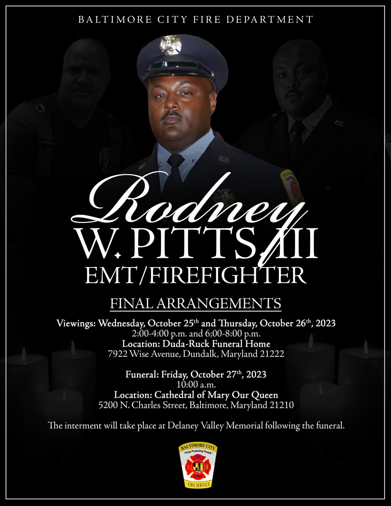 Lt. Dillon Rinaldo is second firefighter to die from Baltimore rowhouse ...